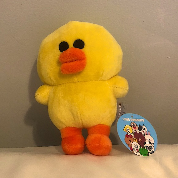 LINE Friends | Toys | Line Friends Sally 7 Yellow Chick Plush Stuffed ...